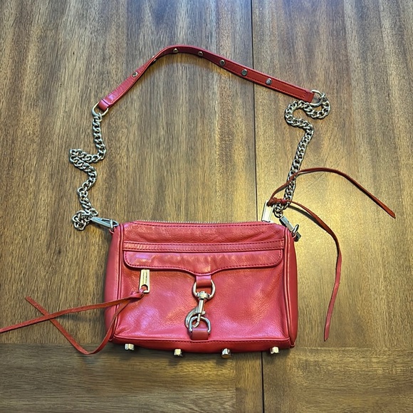 Rebecca Minkoff | Bags | Rebecca Minkoff Fuscia Mini Mac Clutch Cross ...